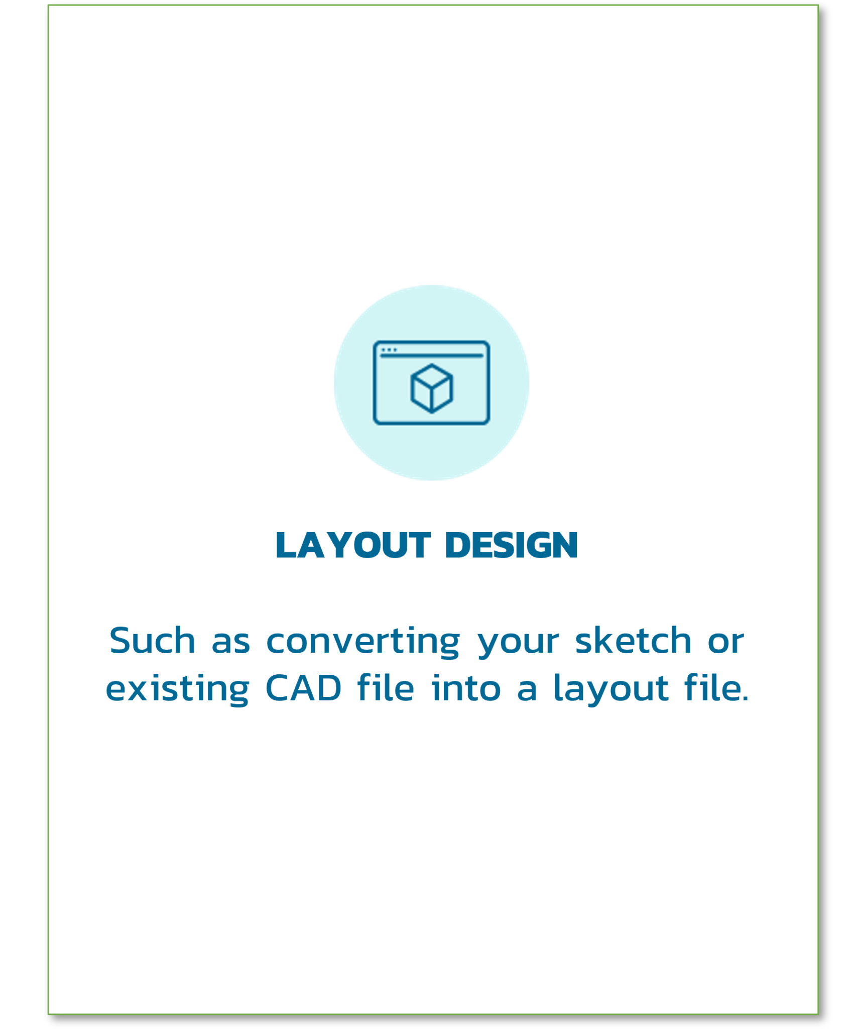 DESIGN SUPPORT – TMEC